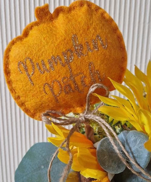 Felt Pumpkin Patch Pick - Folksy