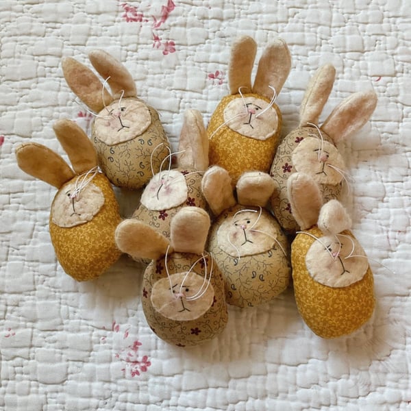 Single Easter bunny - Folksy