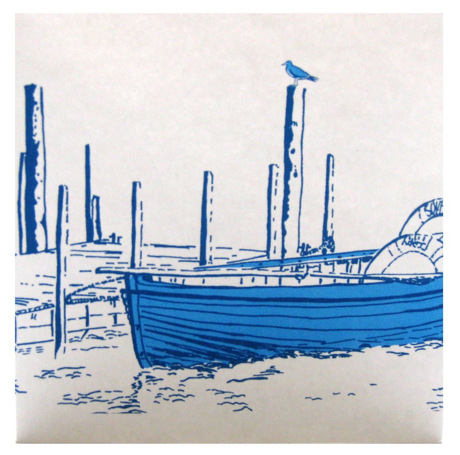 Walberswick Ferry Card - Folksy