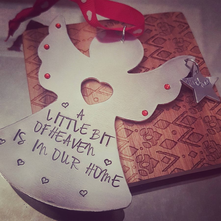 Angel memorial decorations - Folksy