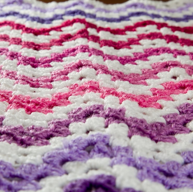 Granny ripple blanket - Folksy