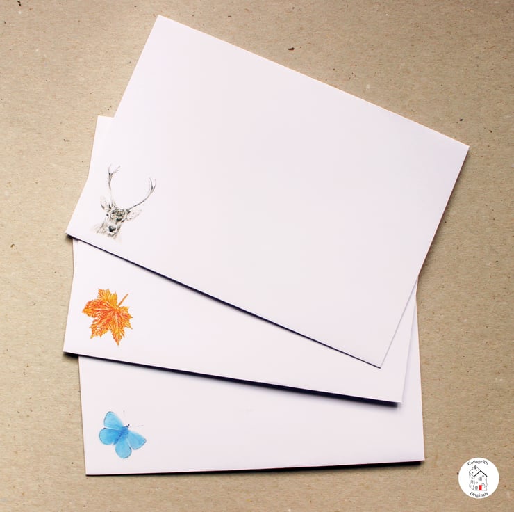 Mixed Pack Letter Writing Pack Hand Finished an... - Folksy