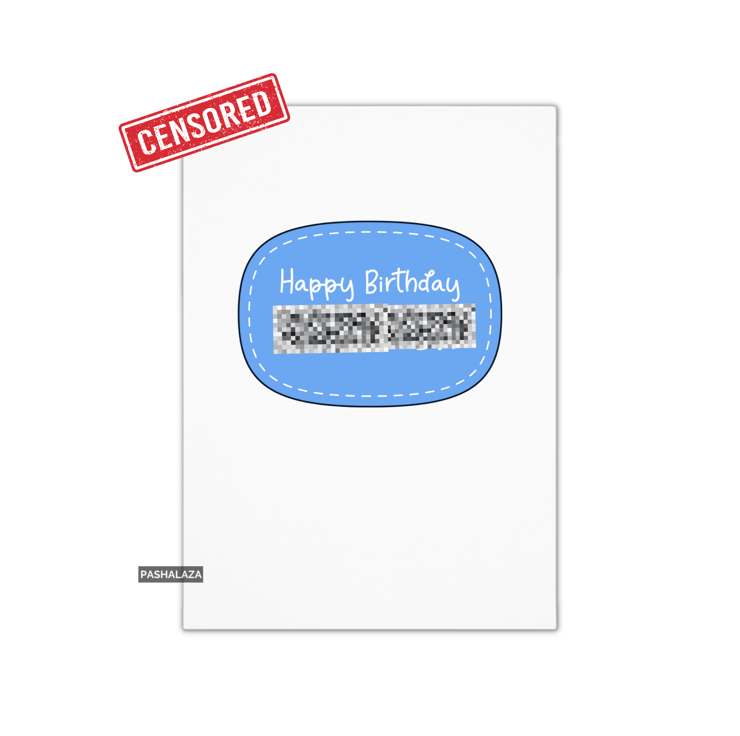 Funny Rude Birthday Card - Novelty Banter Greet... - Folksy