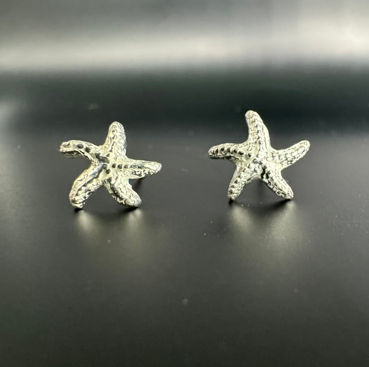 Starfish Stud Earrings - Folksy