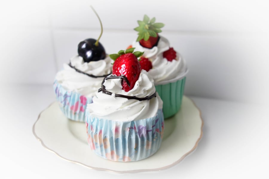 Fake Food Display Cupcakes Confectionary Thea... - Folksy