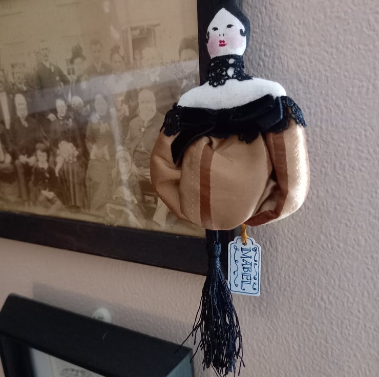 Unusual 'Mabel' Victorian rag doll hanging lave... - Folksy