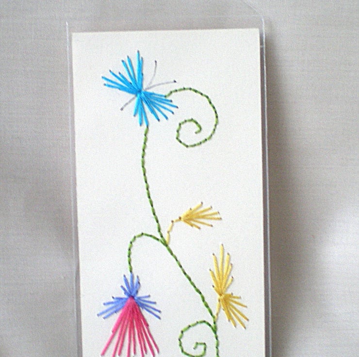 Book mark,Embroidered book mark,Embroidery,Book... - Folksy