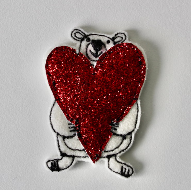 'Little Hug' Bear in a Box - Folksy