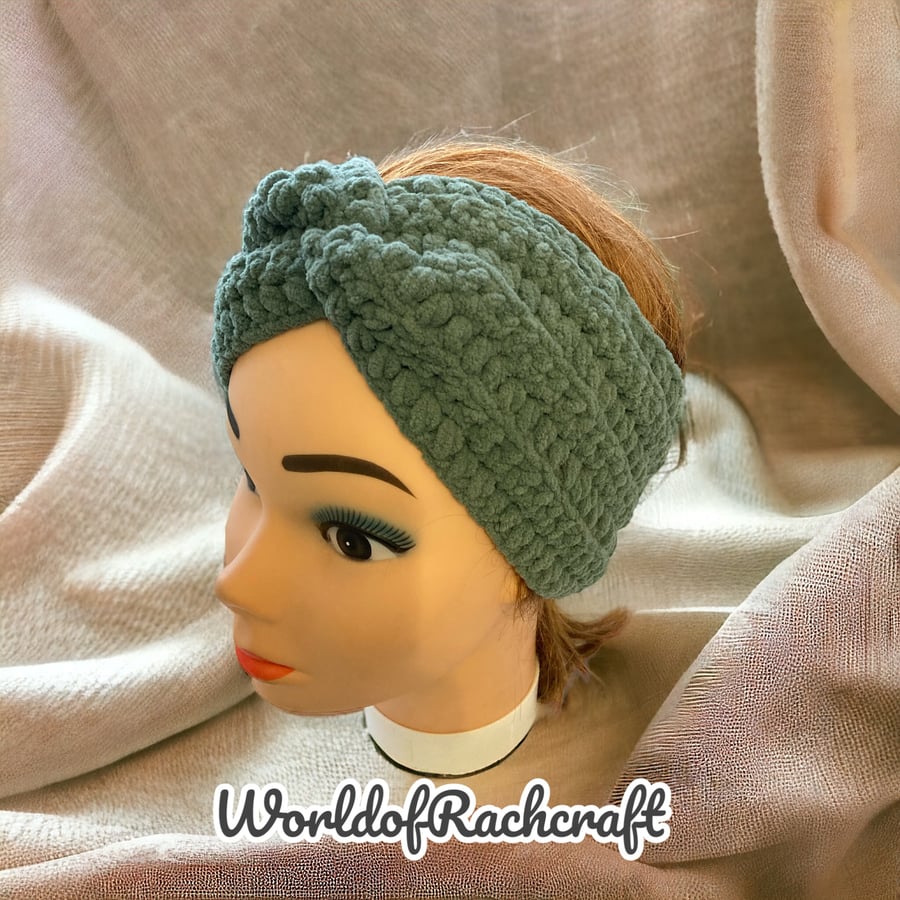 Super soft head-ear warmer - Folksy
