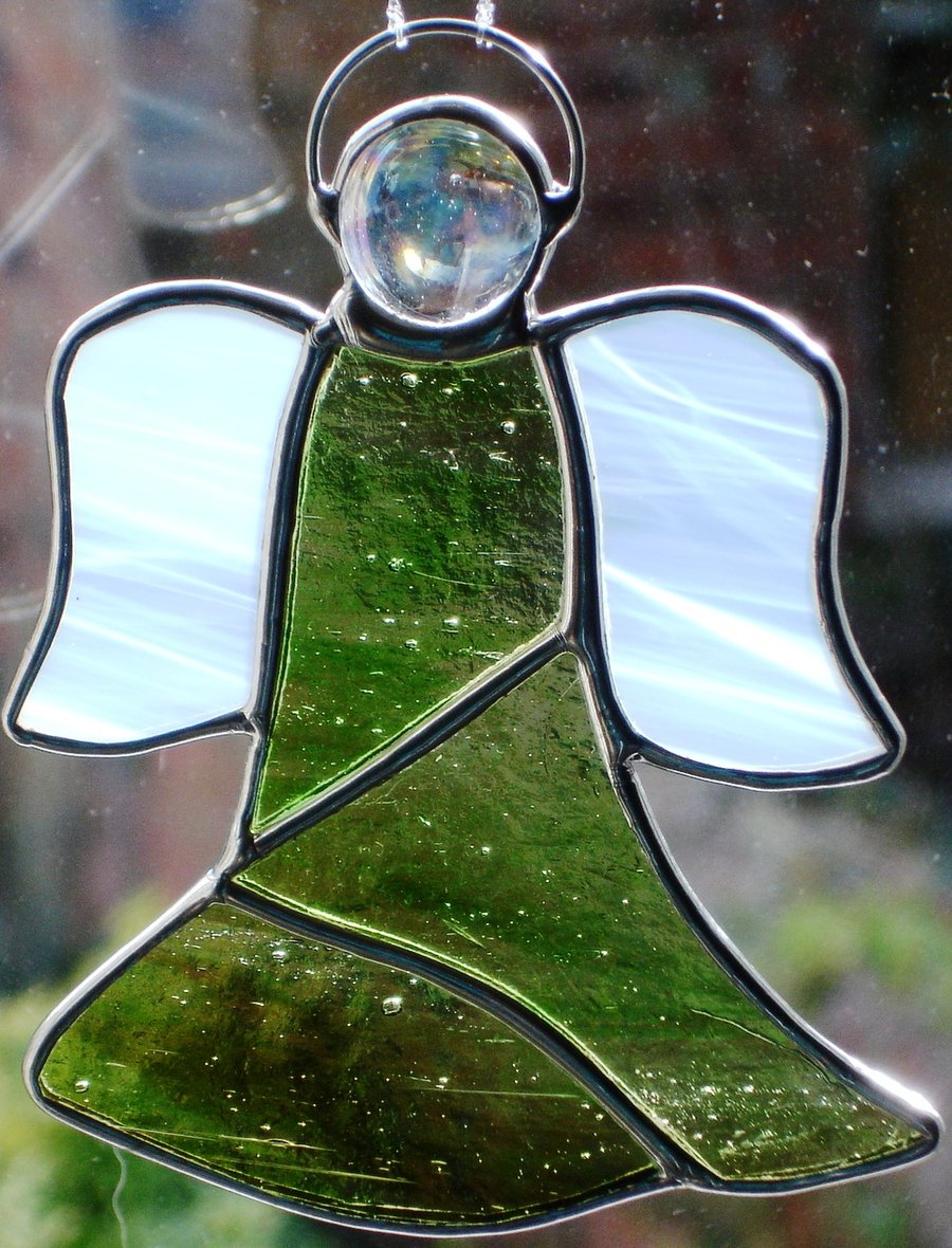STAINED GLASS ANGEL - Folksy