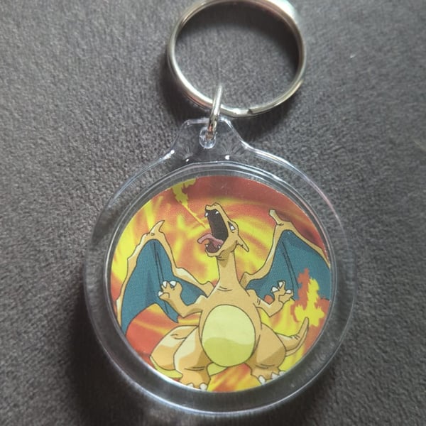 Charizard Pokemon Keyring - Folksy