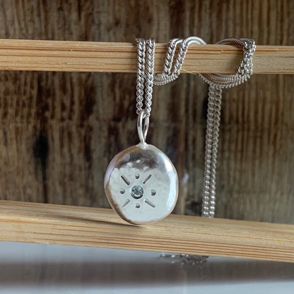 Handmade sterling silver necklaces and pendants by UK jewellers on Folksy