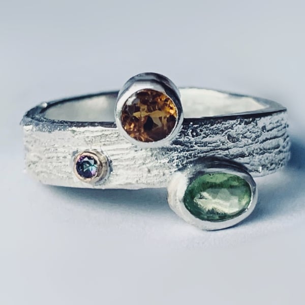 Handmade rings - sterling silver on Folksy
