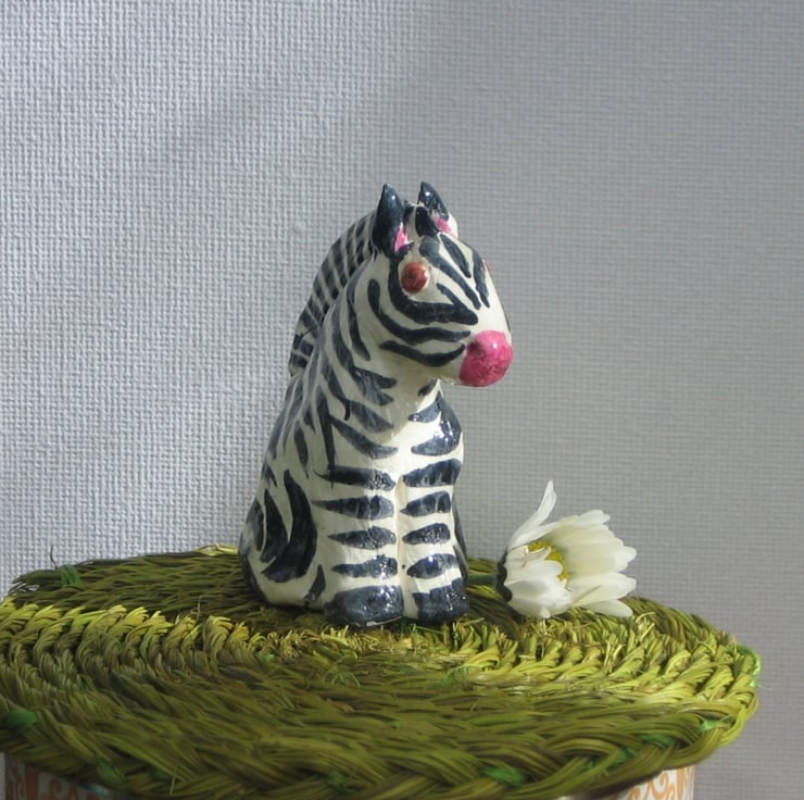 Sale! Zebra Model in Clay. Half-price! - Folksy