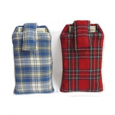SALE! tartan mobile phone cover – red or blue - Folksy
