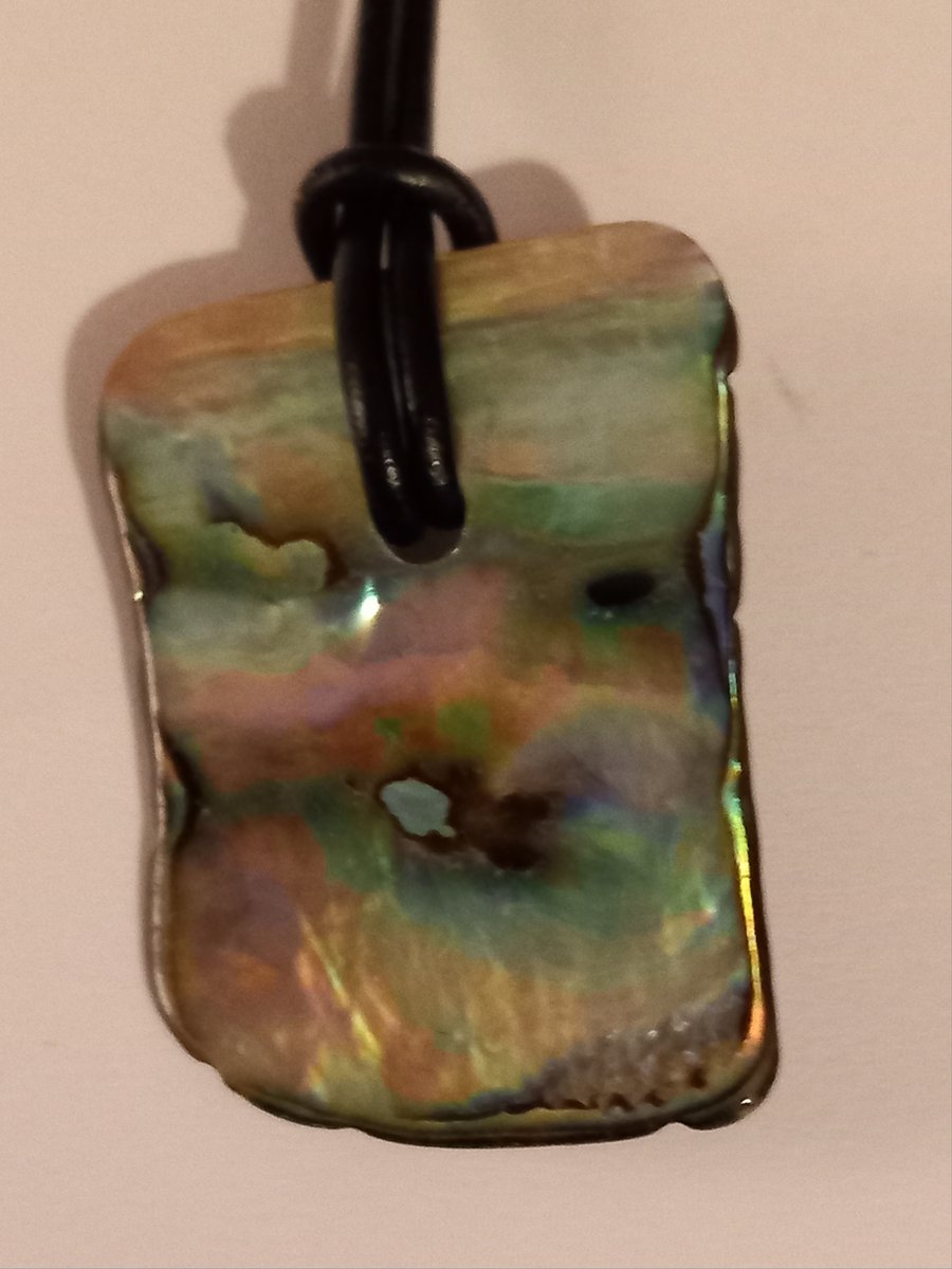 Paua Shell necklace - Folksy