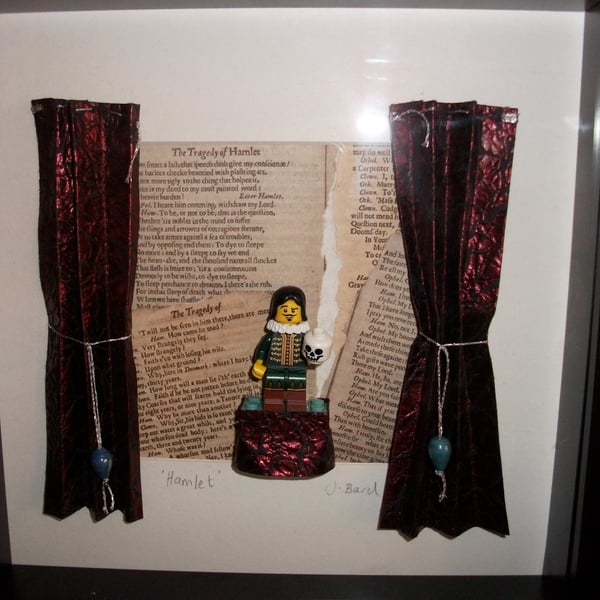 Original Lego Picture - Handmade -Hamlet - Shak... - Folksy