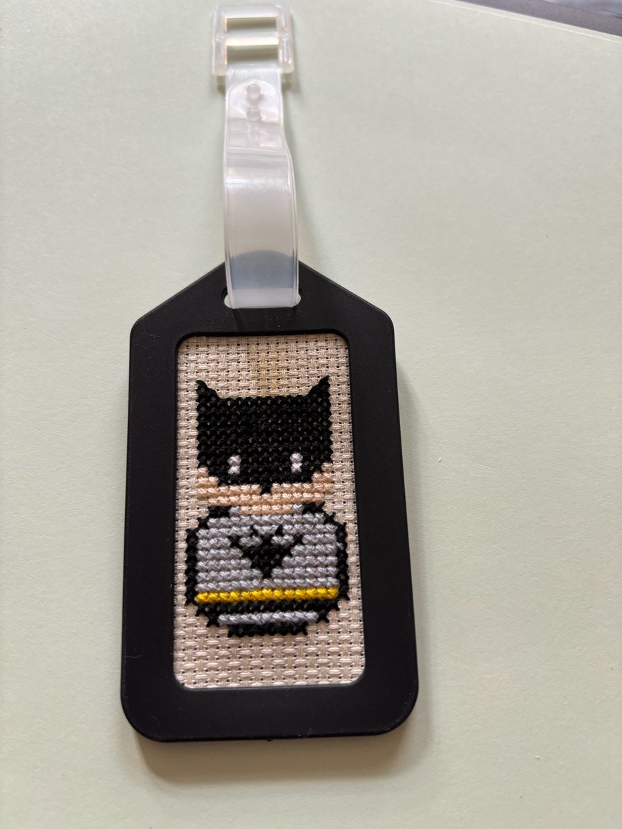 Batman bag tag - Folksy