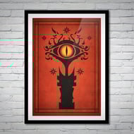 Lord of the Rings Mordor Sauron Banner Flag Mov... - Folksy