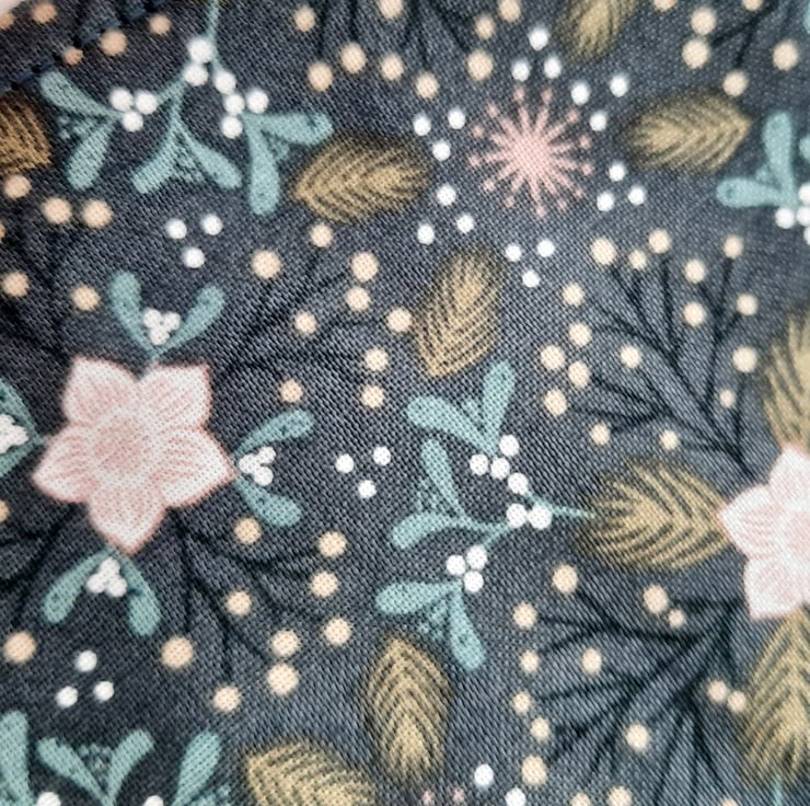 Pretty Sleep Mask Mistletoe, Adjustable, made w... - Folksy