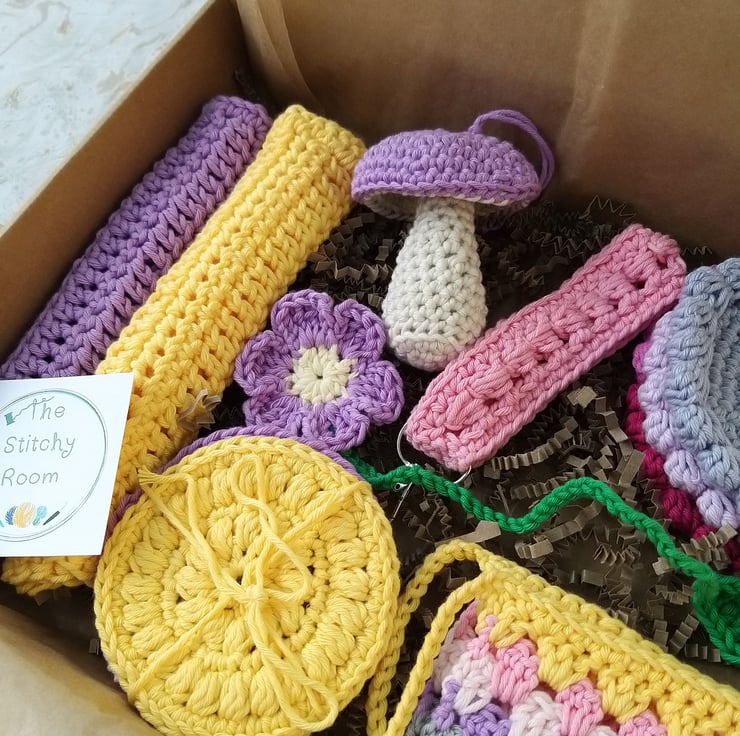 Crochet 'Maxi' Gift Set Cotton Bundle Of Goodies! - Folksy