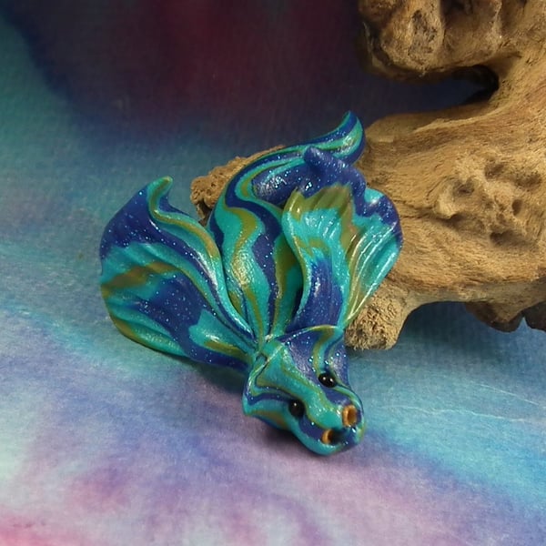 Tiny Elemental Sky Dragon 'Camus' OOAK Sculpt b... - Folksy