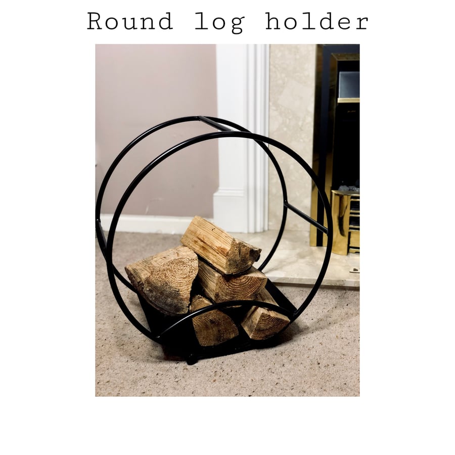 The Orbis, Circular Log Store, Minimalist, Scan... - Folksy