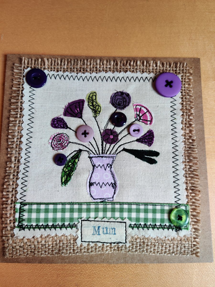 Mother's Day Flower Vase cards - Folksy