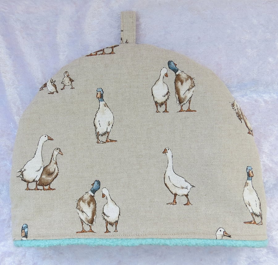 Tea Cosy, to fit a 3 cup teapot, ducks - Folksy