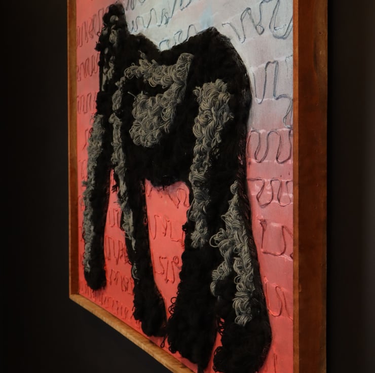 African Gorilla Canvas Textile Wall Art with a ... - Folksy