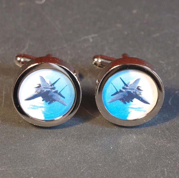 F15 Eagle Fighter Jet Cuff Links - Folksy