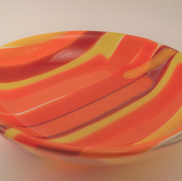 Orange Spectrum Fruit Bowl - Folksy