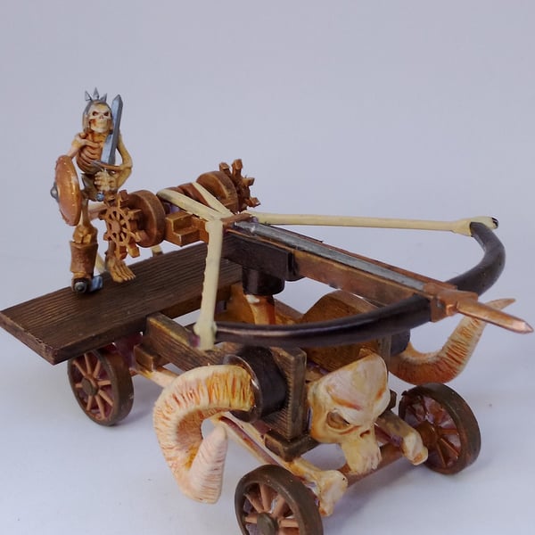 Skeleton balliste 50mmx 100mm base resin cast m... - Folksy
