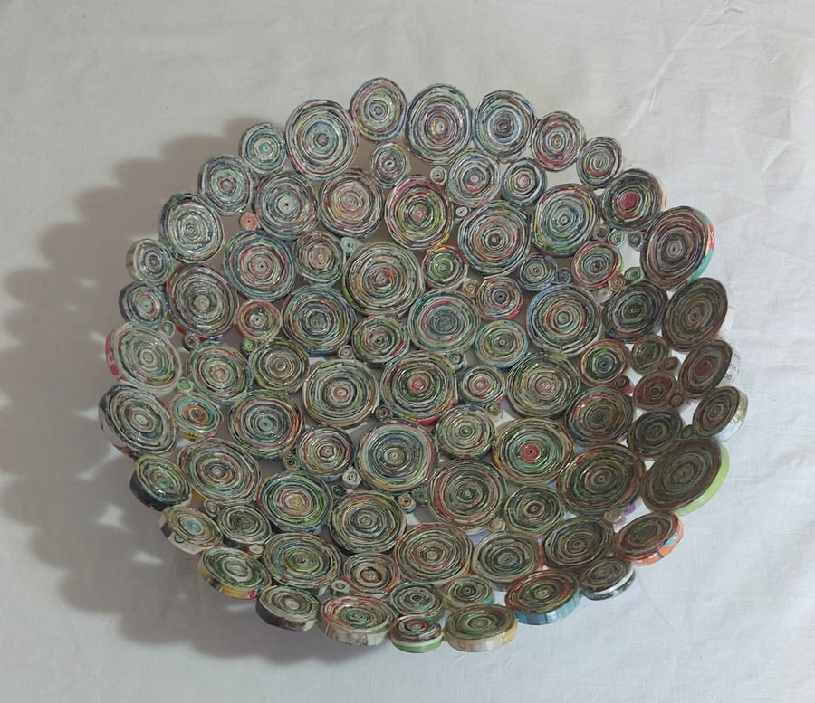 Extra Large paper coil Bowl - Folksy