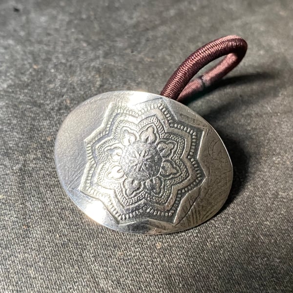 Sterling silver hair button 1 - Folksy
