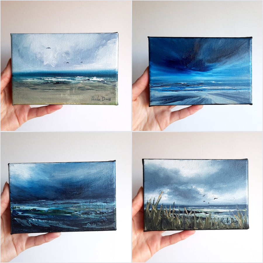 Custom Mini Oil Painting Commission - Folksy