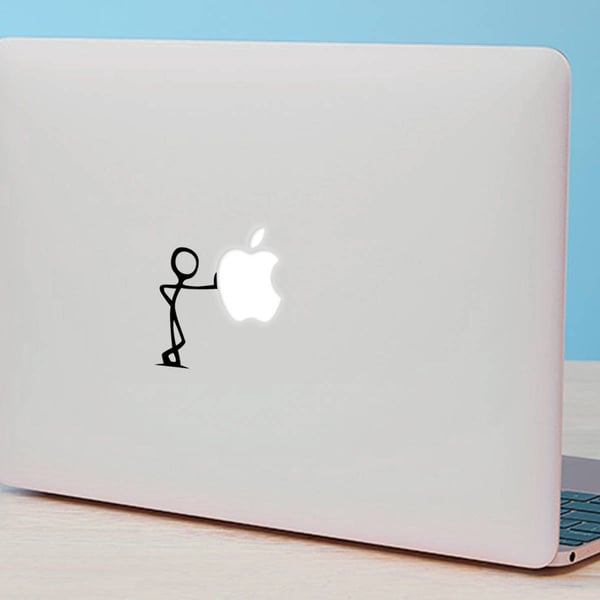 STICKMAN MacBook Decal Sticker fits all MacBook... - Folksy