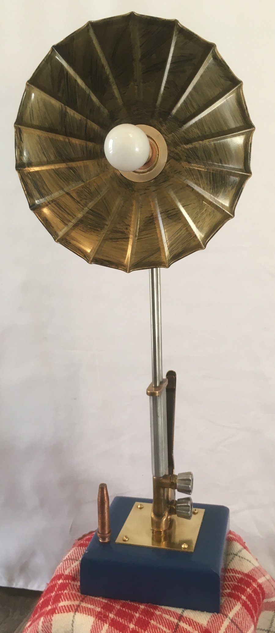 Handmade table lamp made from a recycled cuttin... - Folksy
