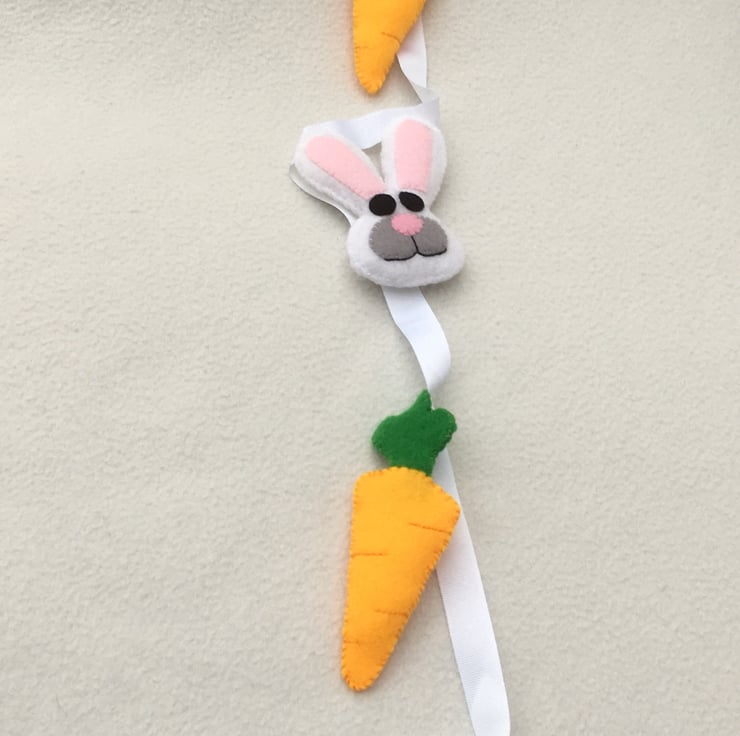 BUNNY Garland - Easter - Spring - Rabbit - Bunt... - Folksy