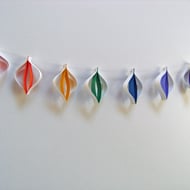 Christmas Decorations - String of Paper Baubles... - Folksy