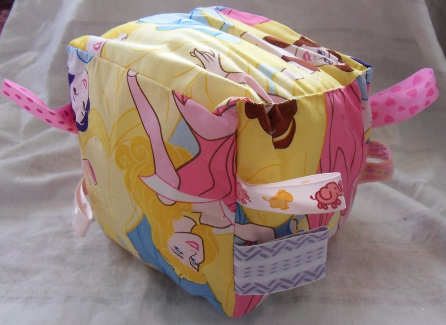Homemade Disney Princess taggy cube (10) - Folksy
