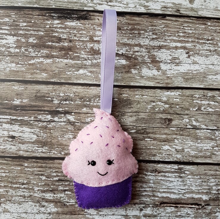 Felt food themed hanging decoration - Folksy