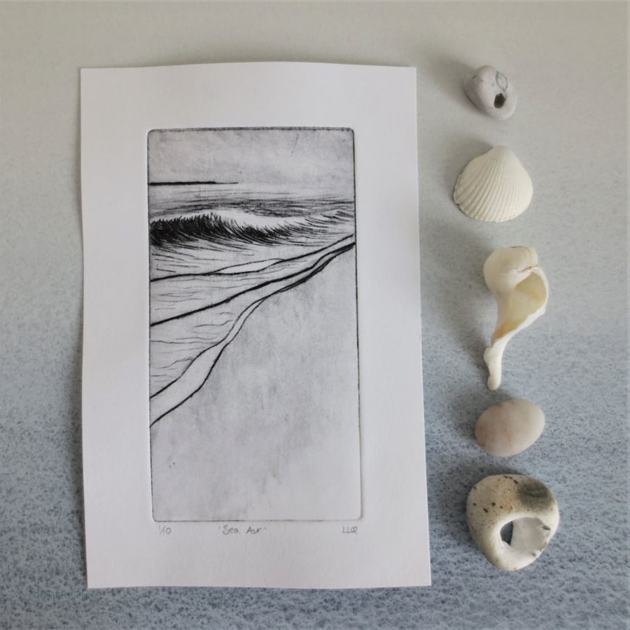 Drypoint etching original print no.1 of an edit... - Folksy