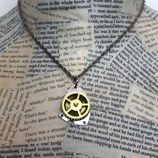 Repurposed Upcycled Steampunk Vintage Coil Cog ... - Folksy