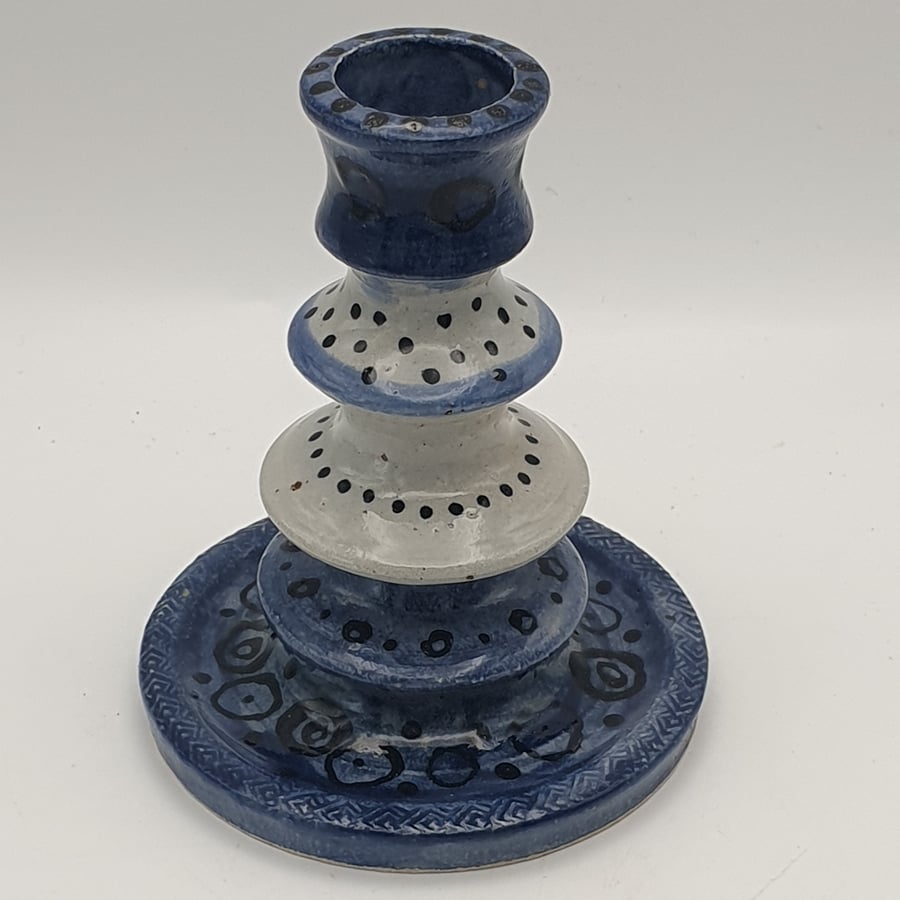 Ceramic candlestick - ' Bubbles' - Folksy