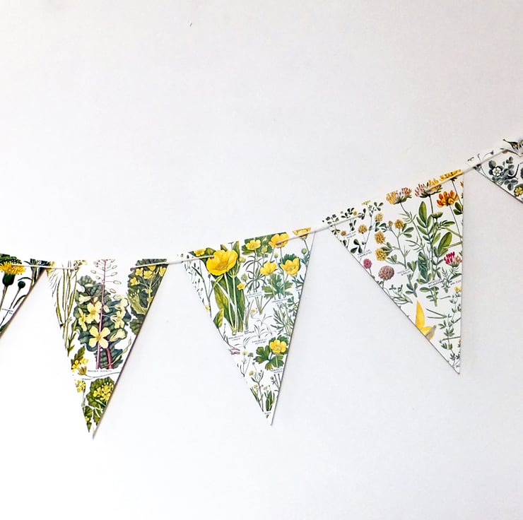 Botanical Bunting - Folksy