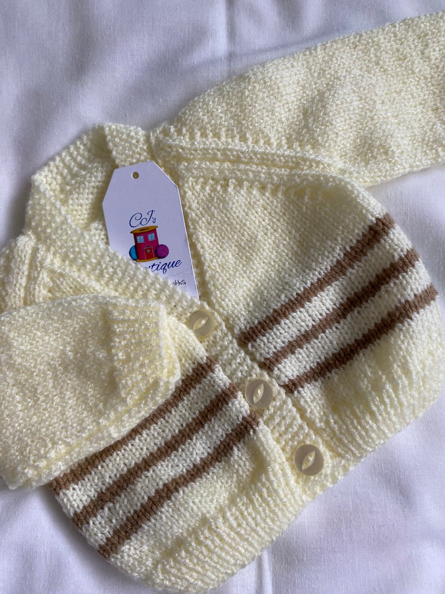 Newborn Cardigan - Folksy