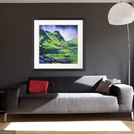 Glencoe , Extra Large limited edition giclee pr... - Folksy