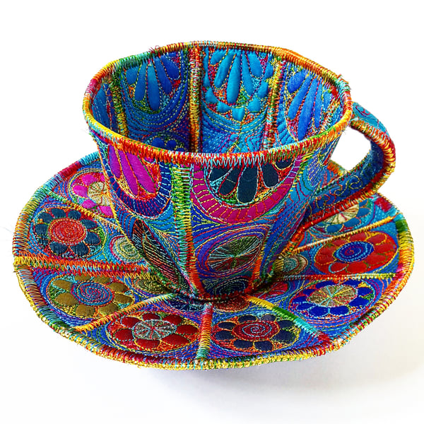 Cup & Saucer - Folksy