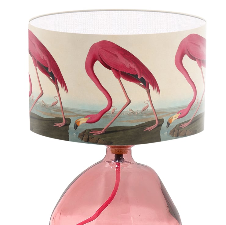 Fine Art Lampshade, Flamingo Lamp shade, Fine A... - Folksy